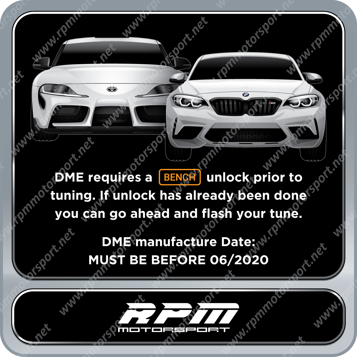 BMW / Supra F-Series N55 B48 B58 BEFORE 06/2020 DME BENCH UNLOCKING ...