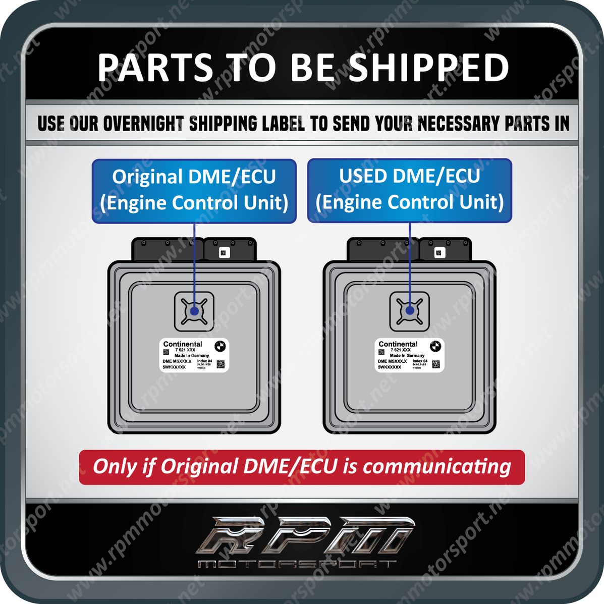 BMW E-Series MSV80.1, MSD80, MSD81, MSD85.1 Used ECU Cloning Service ...