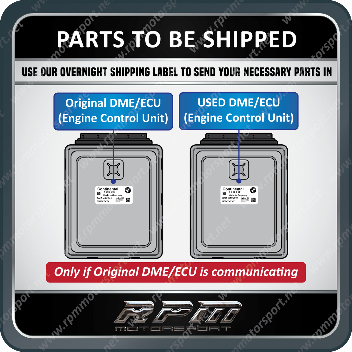 BMW X5 X6 E70 E71 N63 S63 Engine USED DME Programming MSD85.1 / MSD85 ...