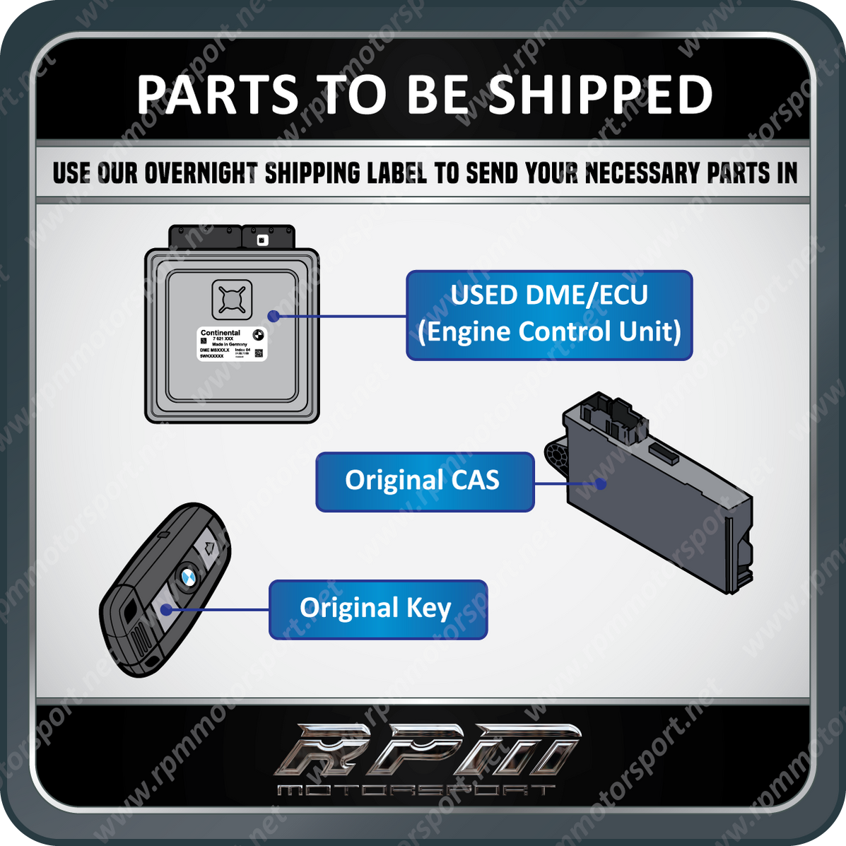 BMW Siemens MSS60 MSS65 USED DME ECU PROGRAMMING M3 - M5 - M6 — Rpm ...